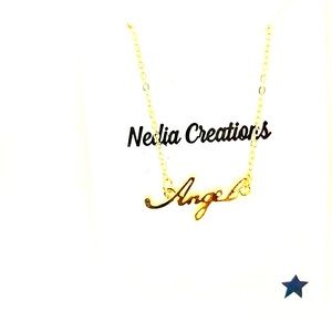 Jewelry | Women Angel Name Necklace | Poshmark